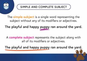 Simple Subjects and Complete Subjects - GrammarFlip